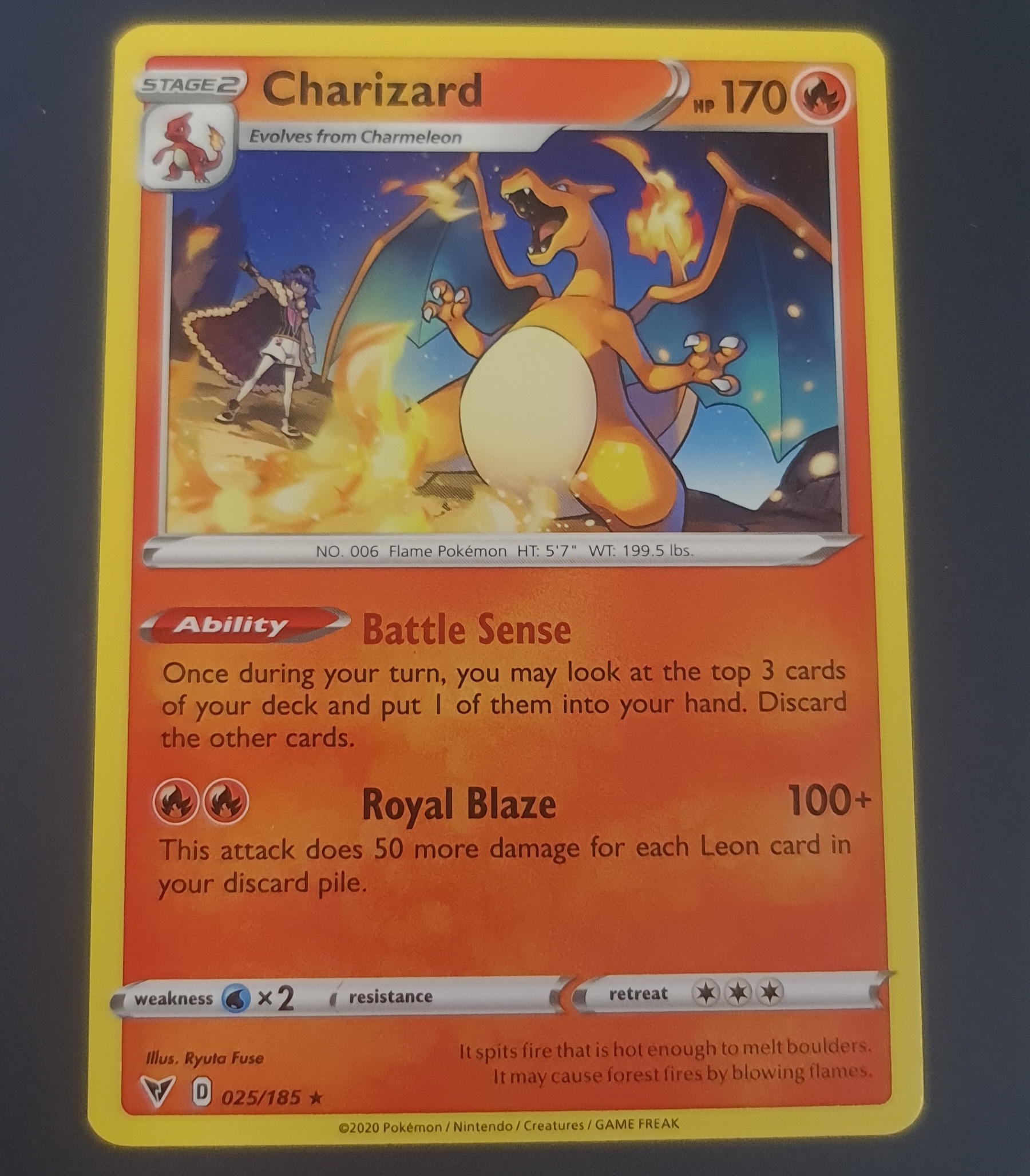 Charizard 025/185 (non Holo) – Trading Cards Pokemon, Magic and Yu-Gi ...