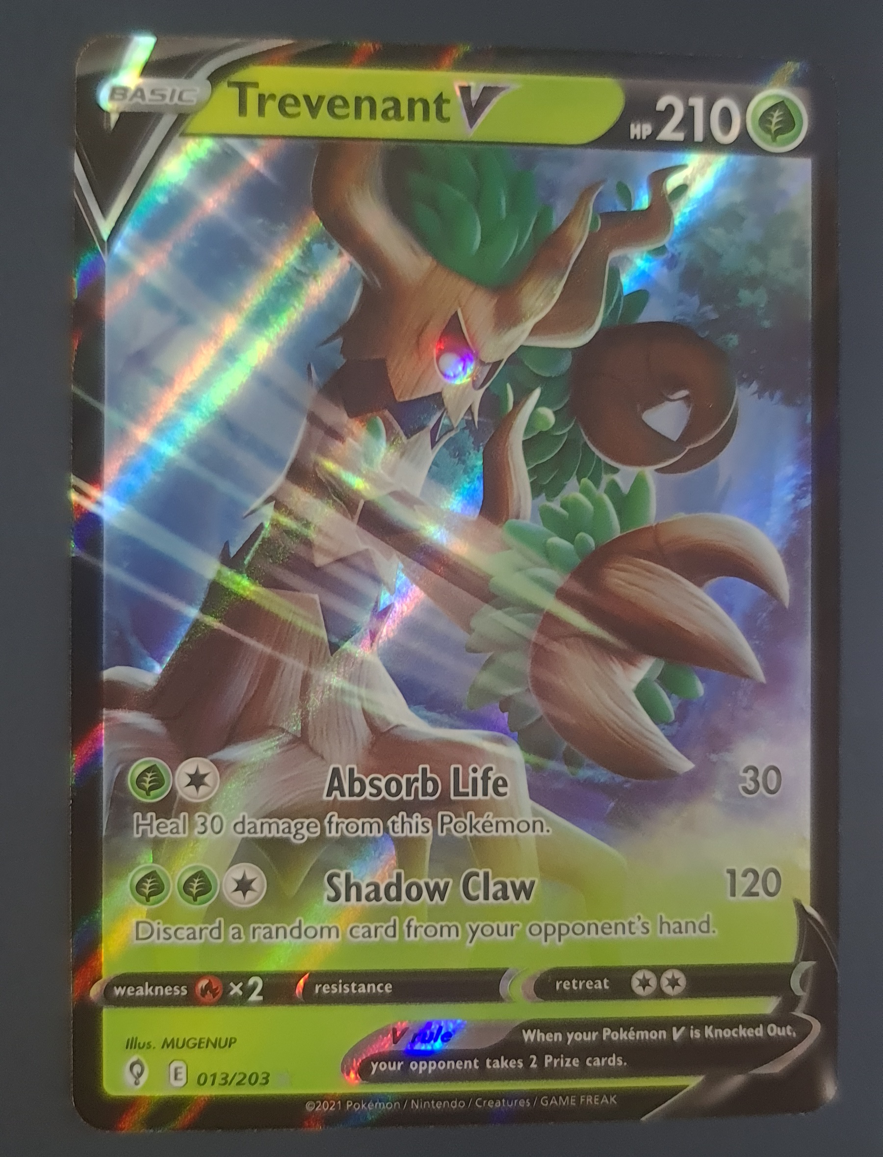 Trevenant V 013/203 Half Art – Trading Cards Pokemon, Magic and Yu-Gi ...