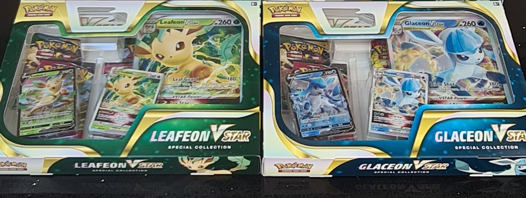 Leafeon/Glaceon VStar Special Collection Box Set – Trading Cards ...