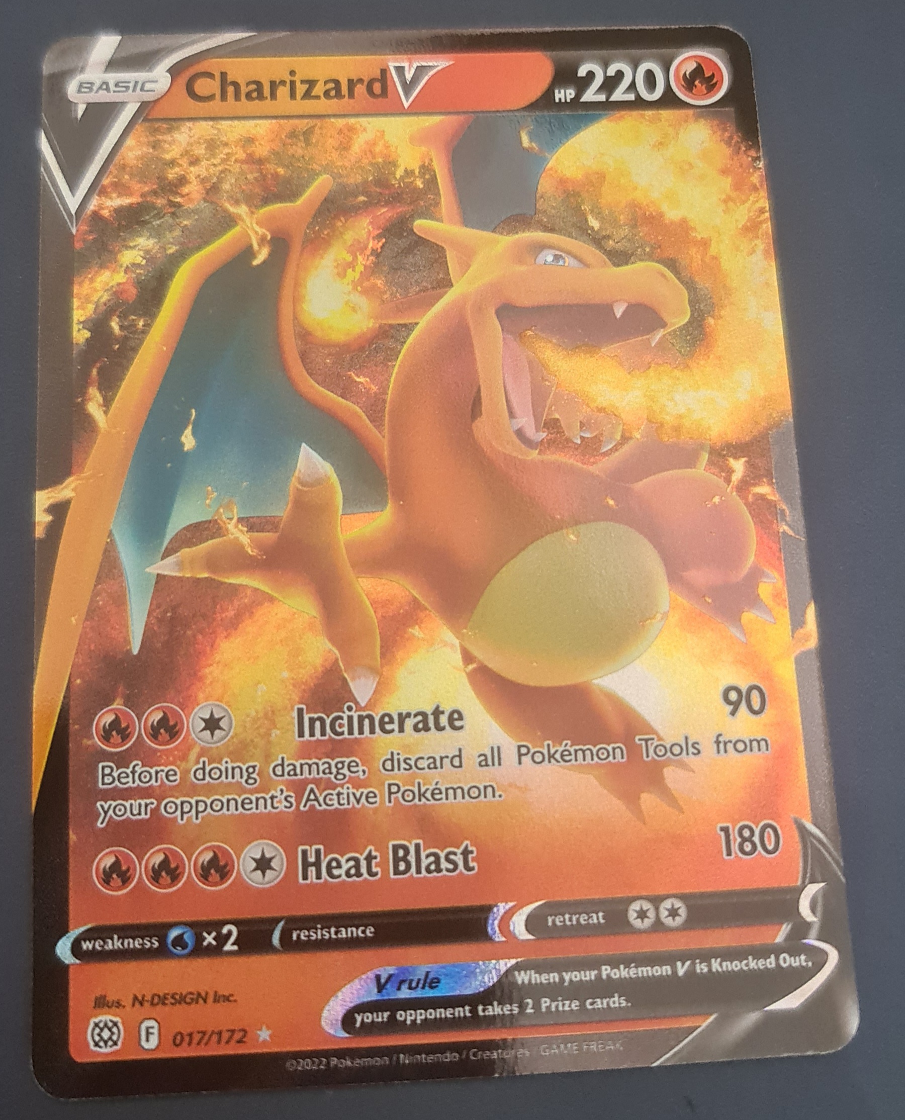 Charizard V 017/172 Half Art – Trading Cards Pokemon, Magic and Yu-Gi ...