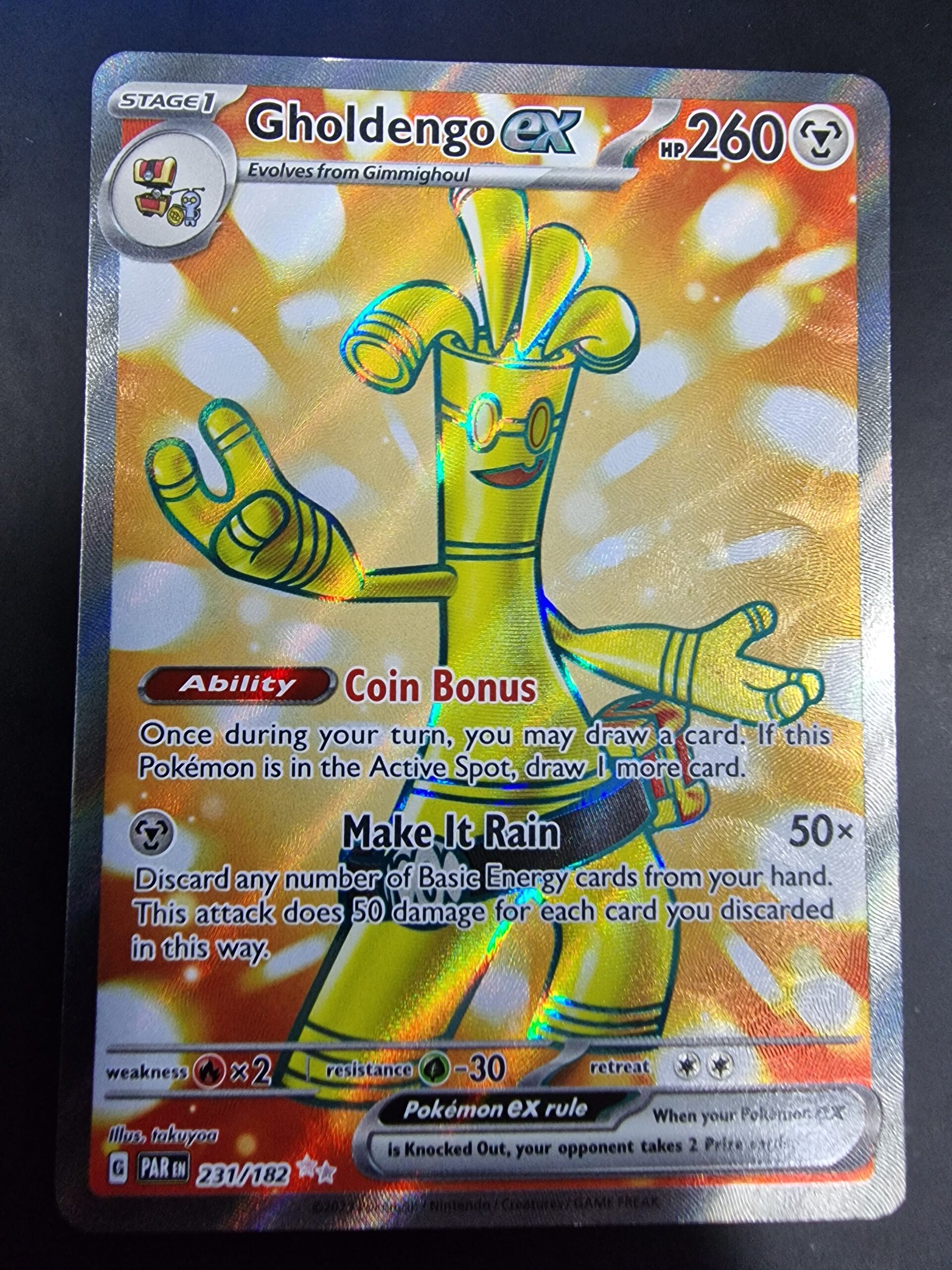 Gholdengo EX UR 231/182 – Trading Cards Pokemon, Magic and Yu-Gi-Oh TCG ...